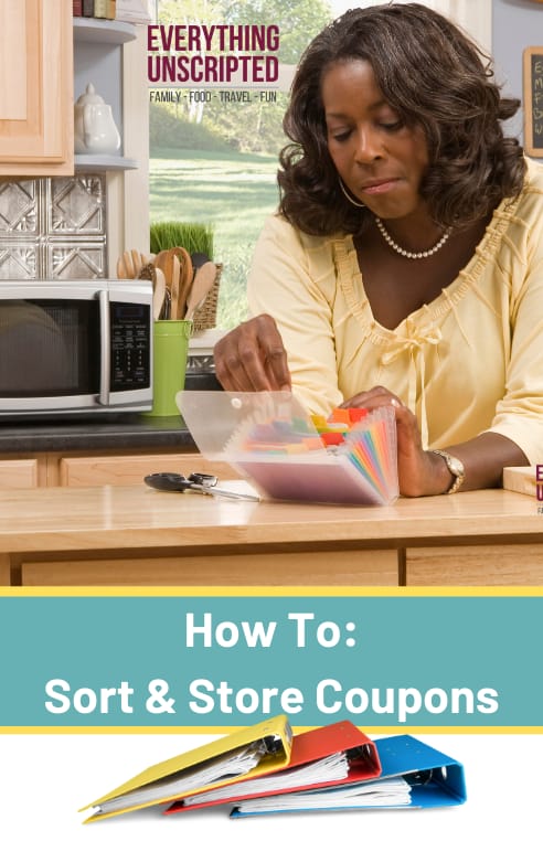 HOW TO: Sort & Store Your Coupons