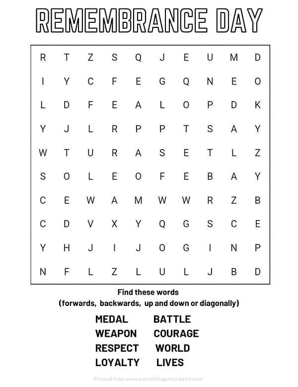 Remembrance Day In Canada