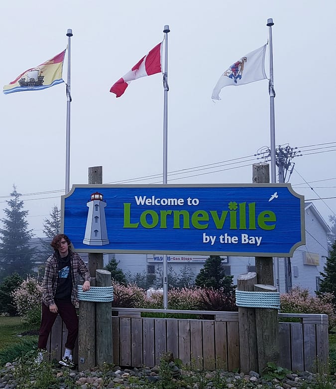 Black Beach In New Brunswick
