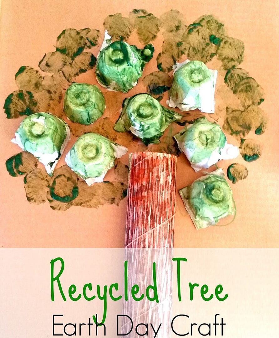 Earth Day Craft - Recycled Tree