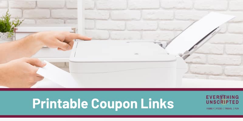 Printable Coupon Links